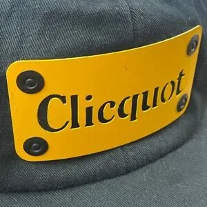 Veuve Clicquot | Accessories | Vtg Veuve Cliquot Black Snapback Hat ...